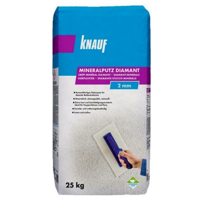 Knauf Mineralputz Diamant, 2 mm, 25 kg online kaufen | eBay