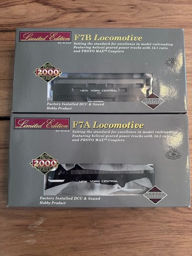 Proto 2000 HO Scale F7A & B Diesel NYC Locomotives Factory Installed ...