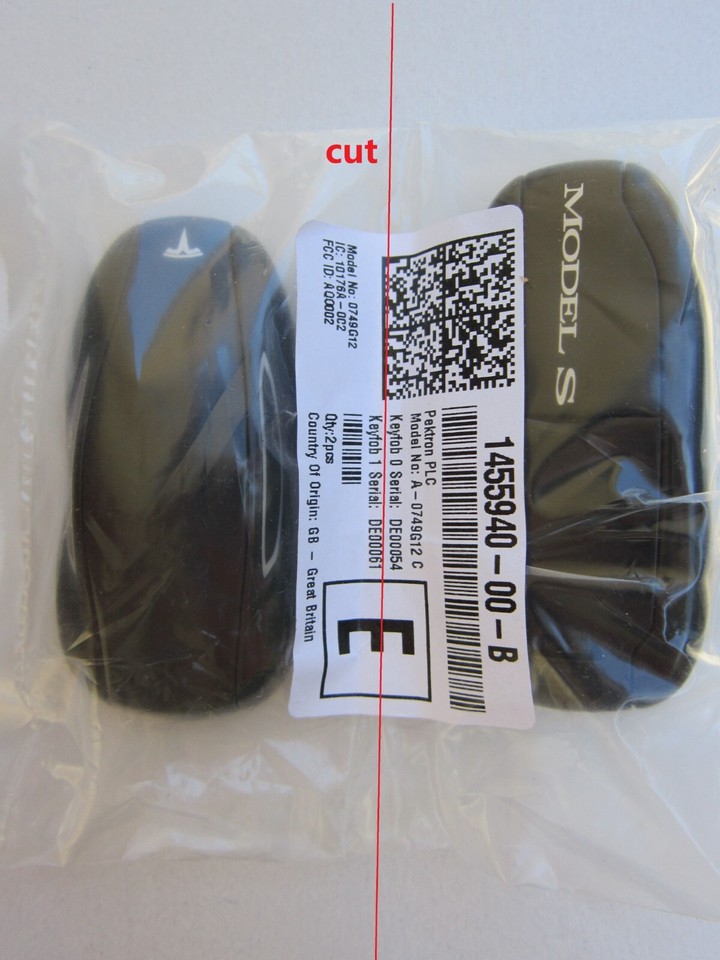 NEW OEM 2012-2020 TESLA MODEL S KEYLESS REMOTE SMART KEY FOB ALARM ...