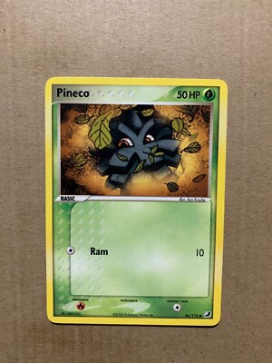 Pineco 66/115 EX Unseen Forces - Common Pokemon Card - NM/Mint | eBay