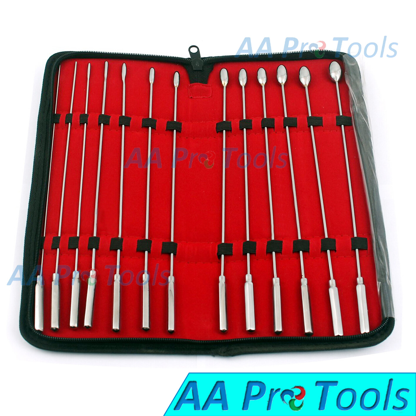 Bakes Rosebud Sounds Dilator 1mm - 13mm 13 Pcs Set In Zipper Case | eBay.de