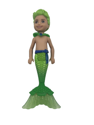 Barbie Dreamtopia 6" Chelsea Merboy Boy Mermaid Doll with Green Hair ...
