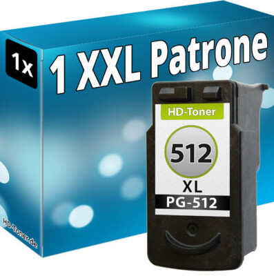 XL DRUCKER PATRONE REFILL für CANON PG-512 PIXMA MP250 MP280 MP495 ...