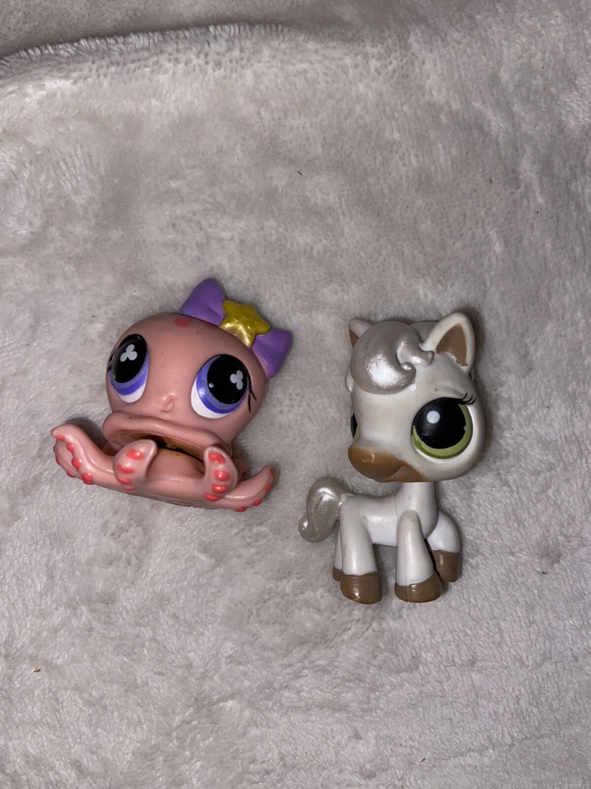 LPS POPULAR FEATURED Littlest Pet Shop Octopus #513 and White Horse ...