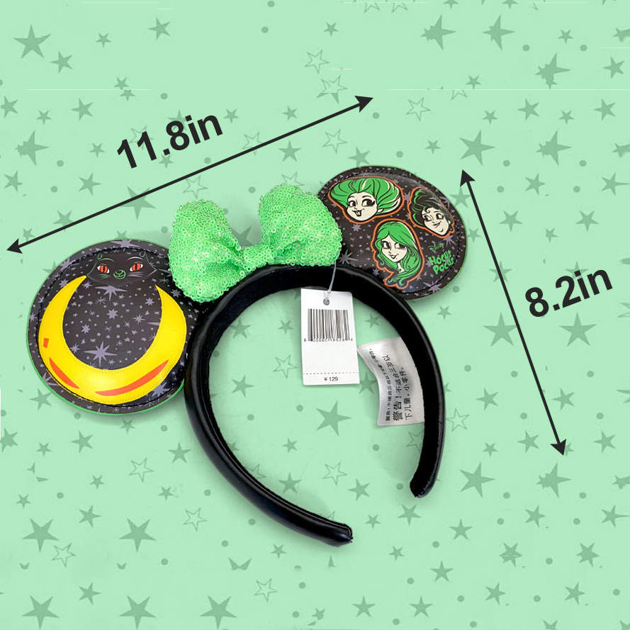 💖 Disney- Parks Minnie Mouse Headband Hocus Pocus Sanderson Sisters ...