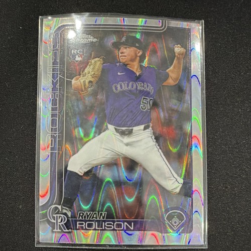 Topps 2025 Chrome Update Ryan Rolison Rookie Colorado Rockies USC123 | eBay
