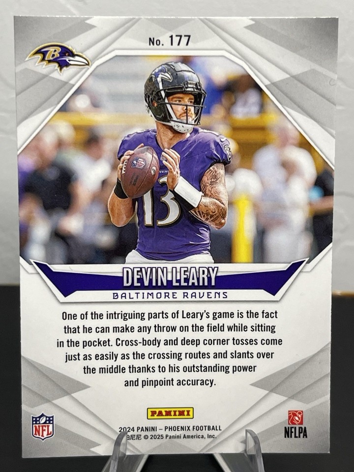 2024 Panini Phoenix - Rookies Devin Leary #177 (RC) Holo Silver ...