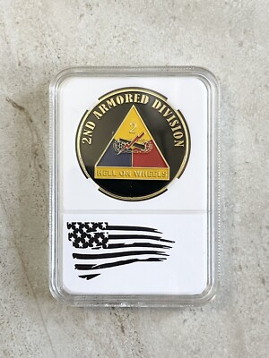 US ARMY 2nd ARMORED DIVISION "Hell On Wheels" Challenge Coin | eBay