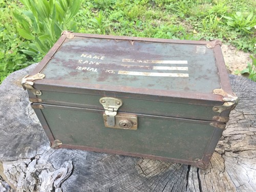 Miniature Army Foot Locker GI Joe ? 12.5"x 7"x7" Soldier War Toy ...