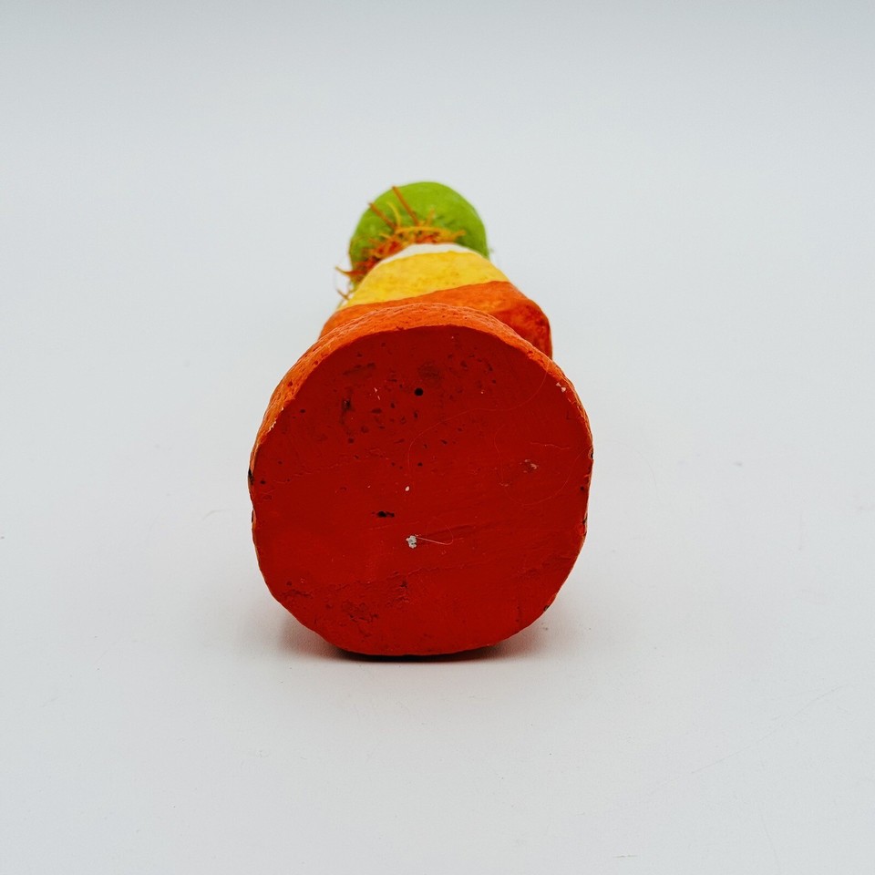 Debra Schoch Halloween Candy Corn Witch Folk Art Figure 9" VTG Paper ...