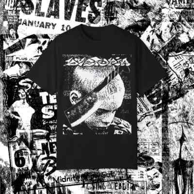 2-Sided Dystopia T Shirt Vintage Crust Punk Disrupt Infest Dropdead ...