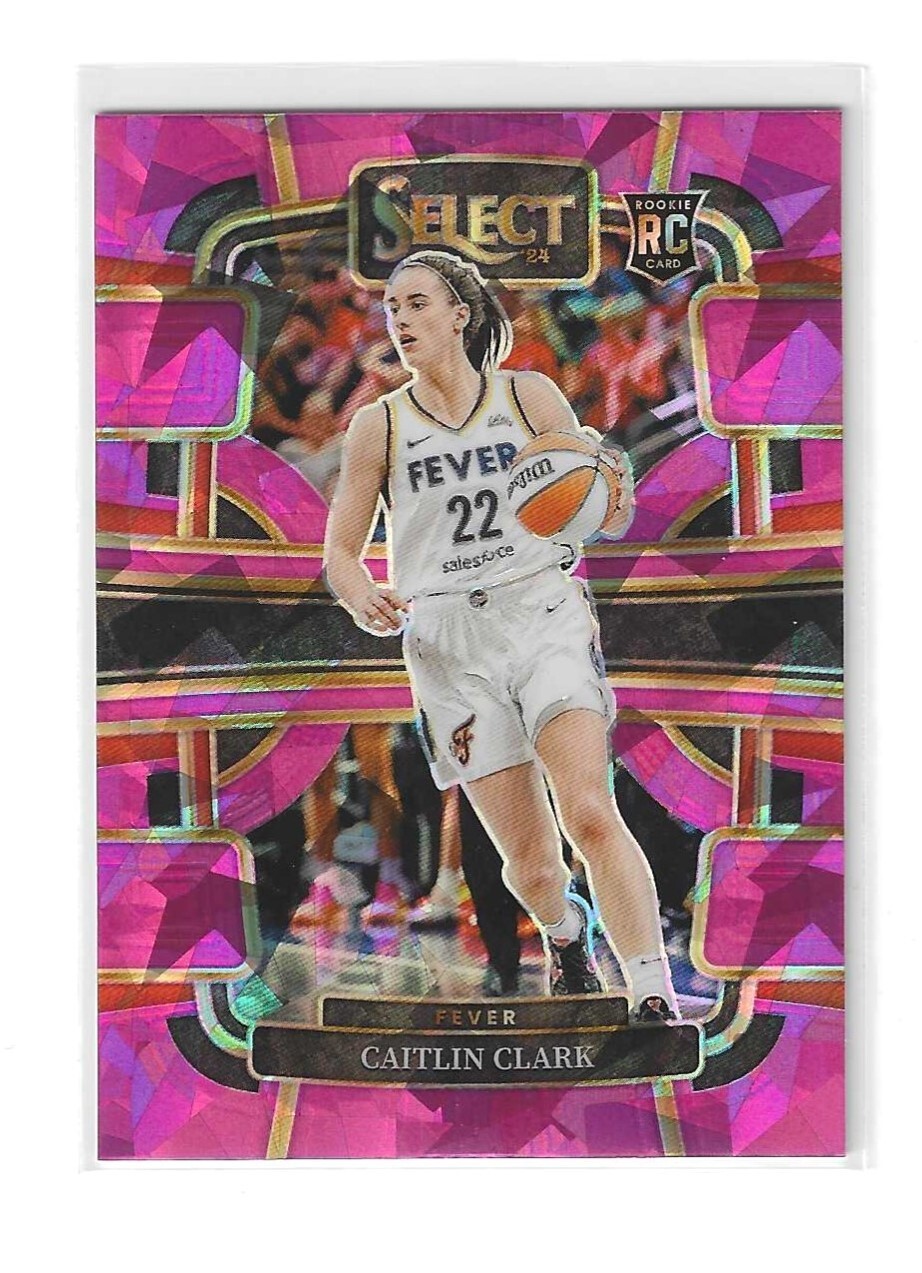 2024 Panini Select WNBA - Concourse Pink Ice Prizm #72 Caitlin Clark ...