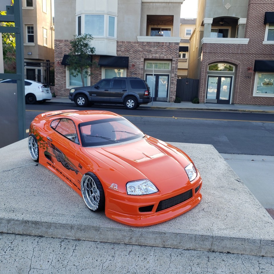 200mm 1/10 Custom SUPRA 4Tec-2 Drift RDS HPI DC10 FZ02 MST TT02 Body ...