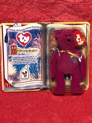 McDonalds ty beanie baby - Millenium - the bear - New in Package | eBay