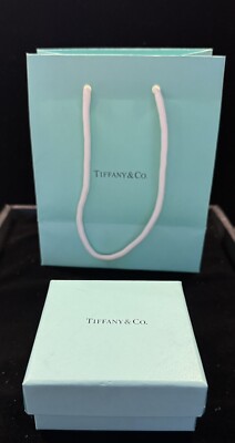 Tiffany & Co Gift Bag & Empty Tiffany & Co. Jewelry Cardboard Box | eBay