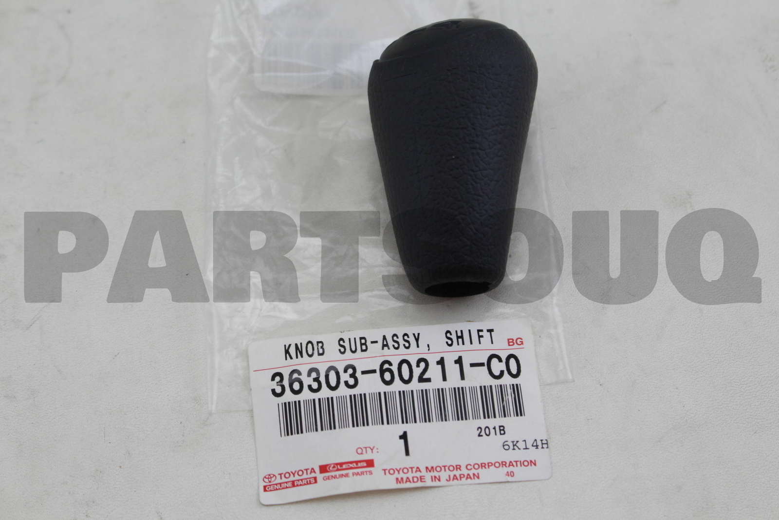 3630360211C0 Genuine Toyota KNOB SUB-ASSY, SHIFT LEVER 36303-60211-C0 ...
