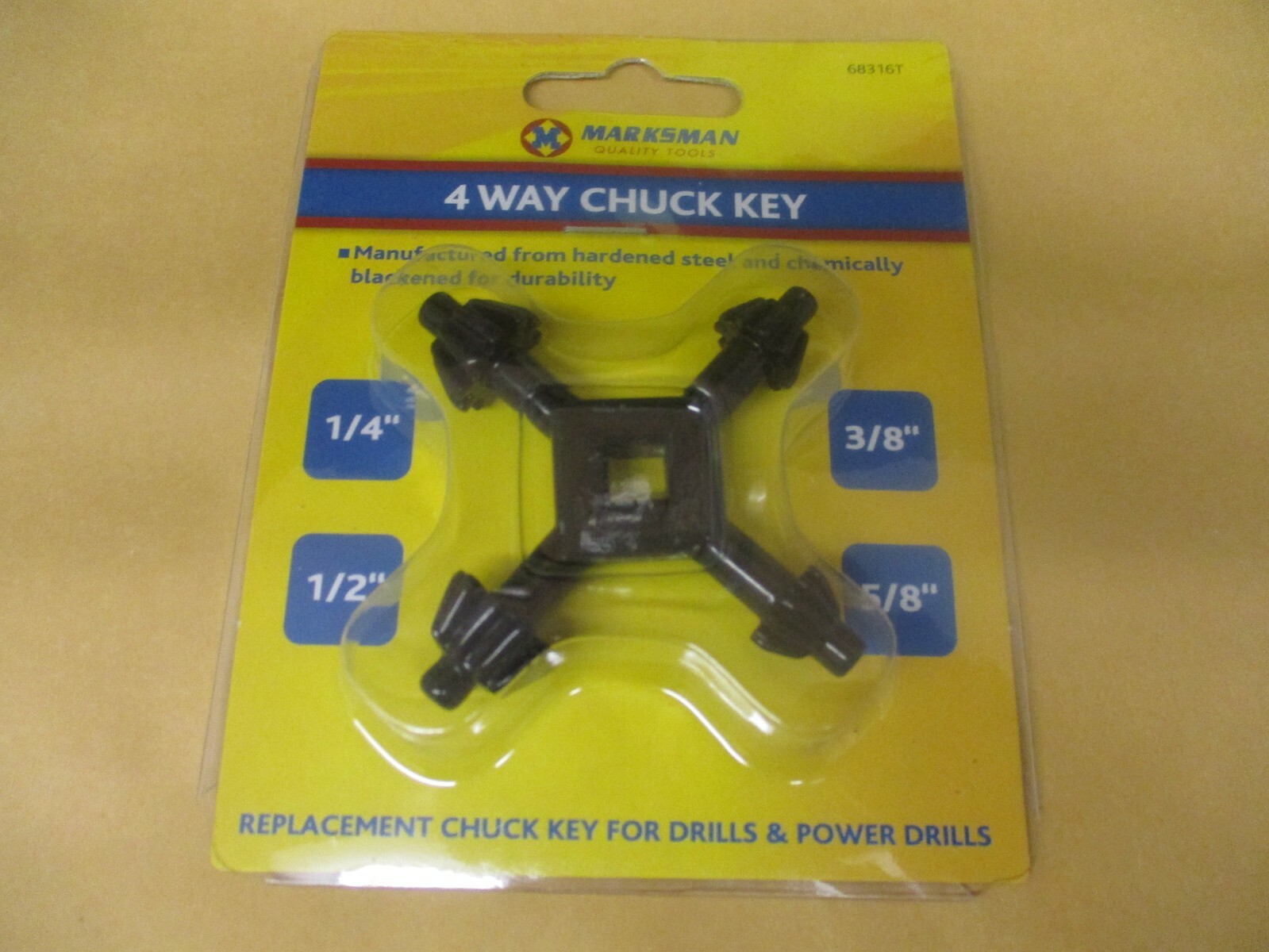 Marksman Universal 4 Way Service Utility Gas Electric Key for sale ...