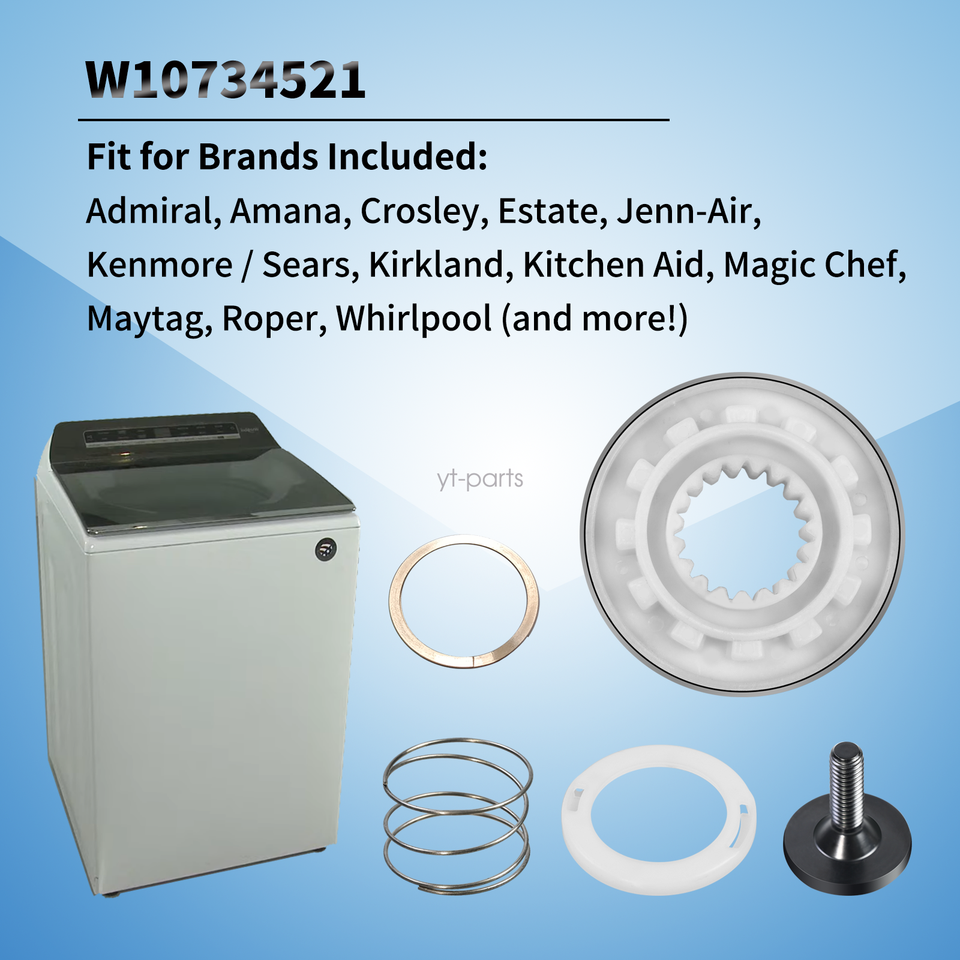 W10734521 Fits Whirlpool Maytag Kenmore Washer Clutch Slider kit ...