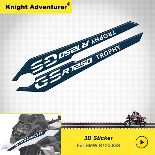 For BMW R1250GS 2018-2024 GS Trophy Front headlight Fairing Decal ...
