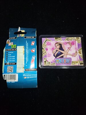 one piece cybercel series 1 common robin in protector | eBay