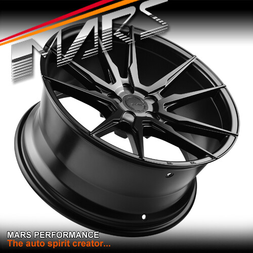 MARS MP-RH 19 inch Black Concave Stag Wheels Rims 5x100 86 BRZ Impreza ...