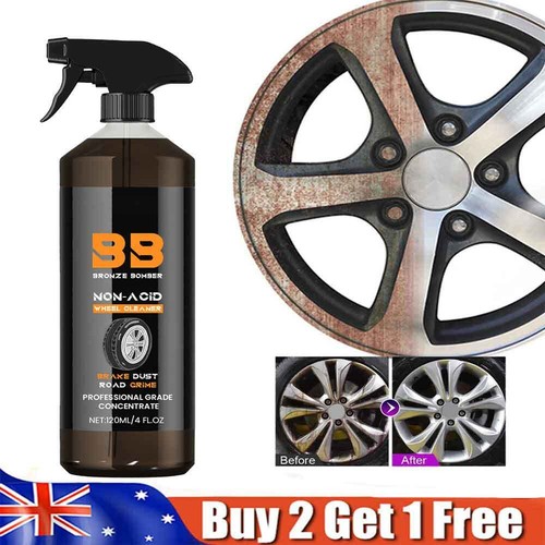 Bronze Bomber Non-Acid Wheel Cleaner Non-Acid Truck Car Tough Wheel ...