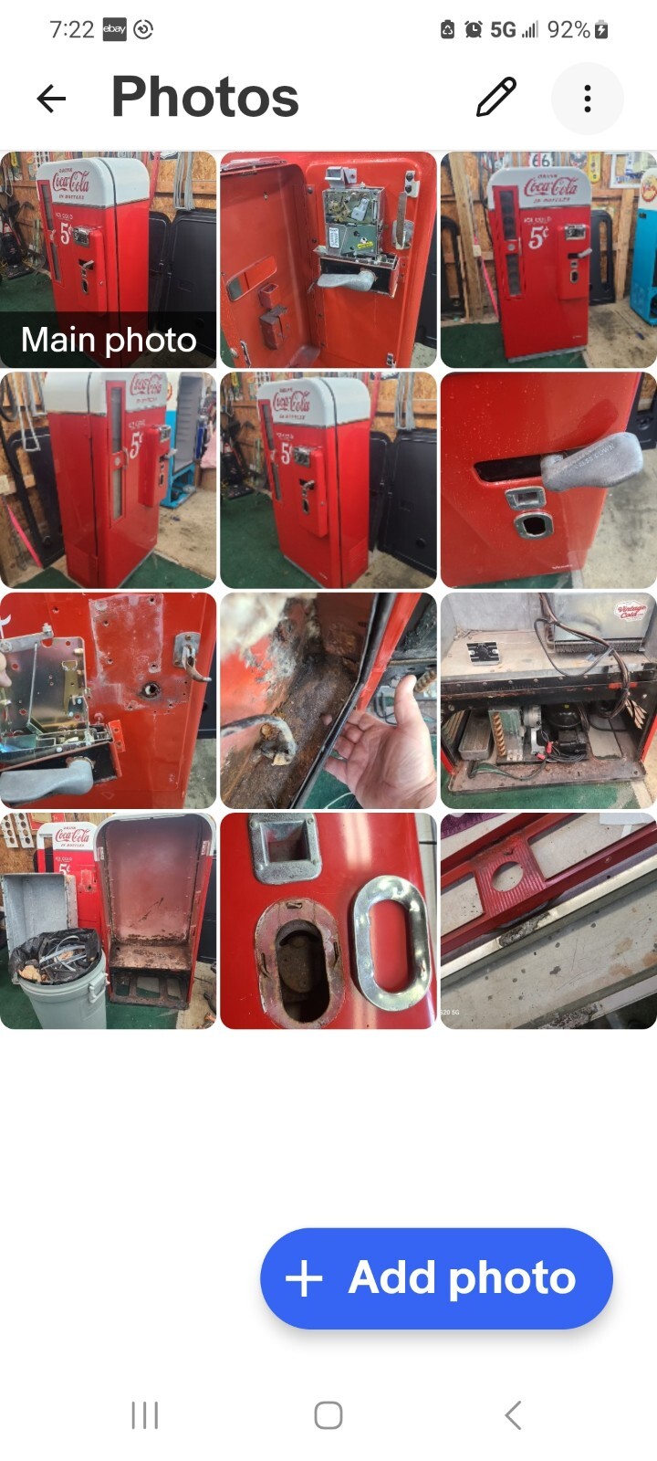 RIP OFF! Vendo 81b Coke Coca Cola Machine Beautiful V81 RIP OFF! | eBay