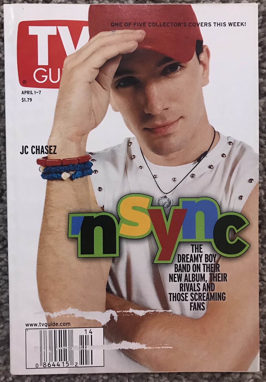 TV Guide ‘N Sync JC Chasez ‘N Syncable Sensations Boy Band April 1-7 ...