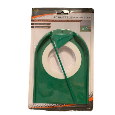 Practice Putting Cup for Golf with Adjustable Hole and Flag Indoor ...