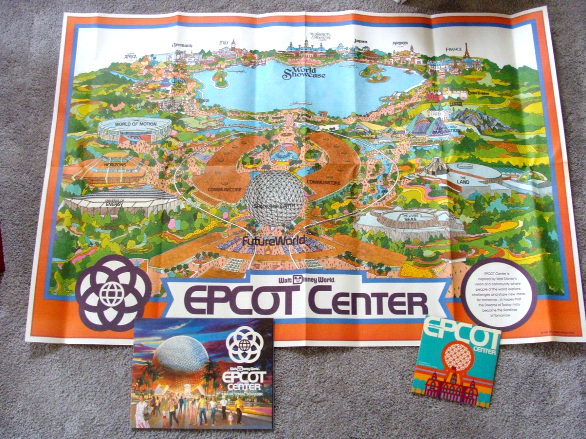 Epcot Map 1982