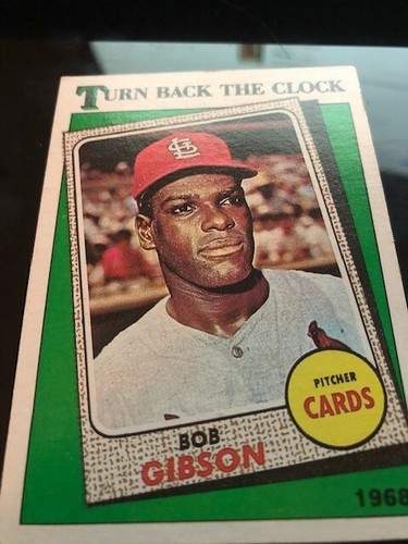 1988 Topps - Turn Back the Clock #664 Bob Gibson, Bob Gibson for sale ...