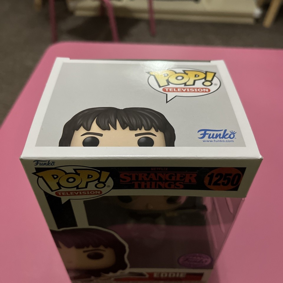 Netflix Stranger Things 5 Eddie Munson Guitar Funko Pop Stranger Things ...