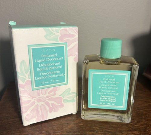 Vintage Avon Perfumed Liquid Deodorant 2oz Original Scent 94000626797 ...