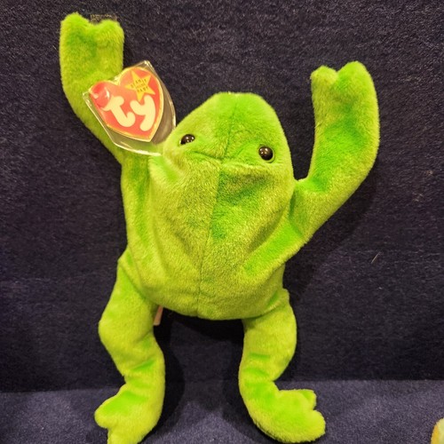 Ty Beanie Baby LEGS the Frog style 4020 DOB 4-25-93 NEW MWMT Retired ...