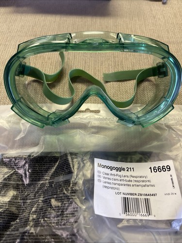 Kleenguard Monogoggle 211 Clear Anti-Fog Safety Goggle NEW 16669 | eBay