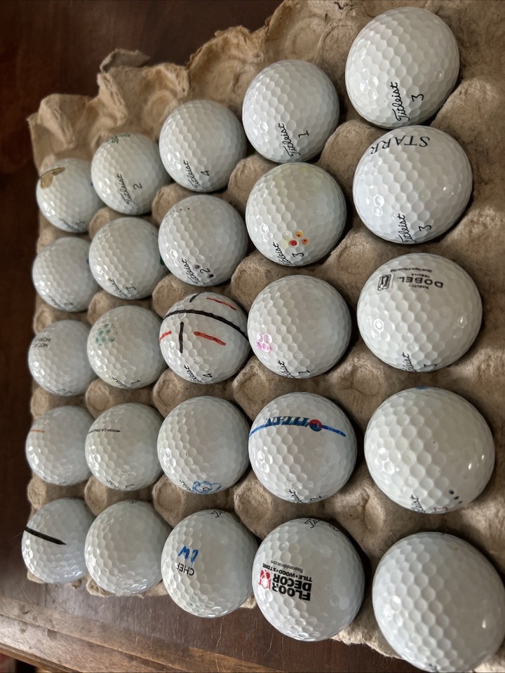 25 Titleist PROV1 & PROV1X 4A-5A Used Golf Balls. Free Shipping! | eBay