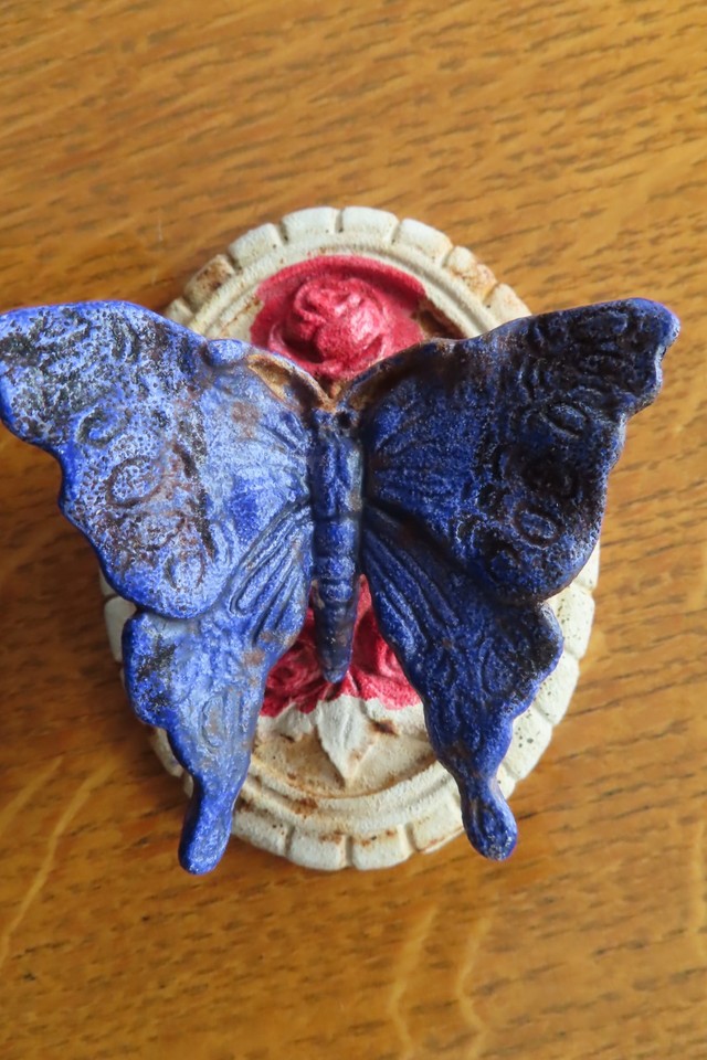 Antique Butterfly Door Knocker Rosa May Pickard Waverly Studio Patd ...