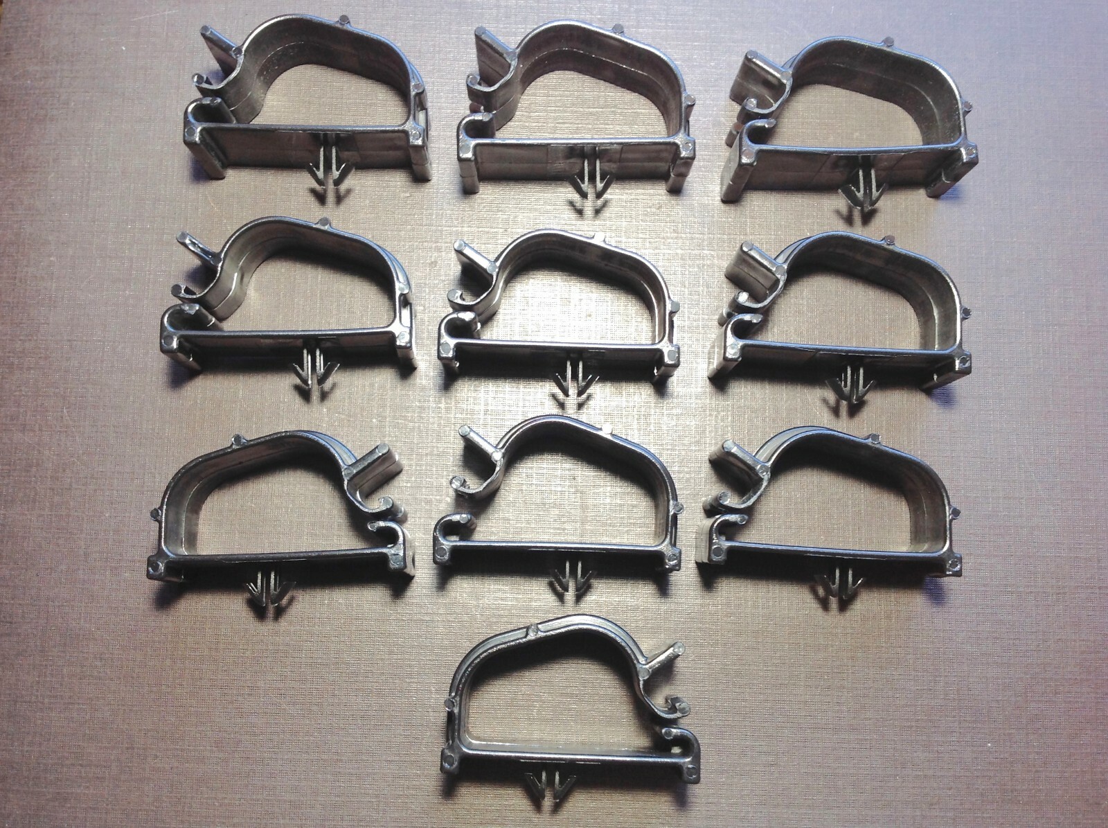 10pcs NORS under dash trunk hood wiring routing clips wire harness ...