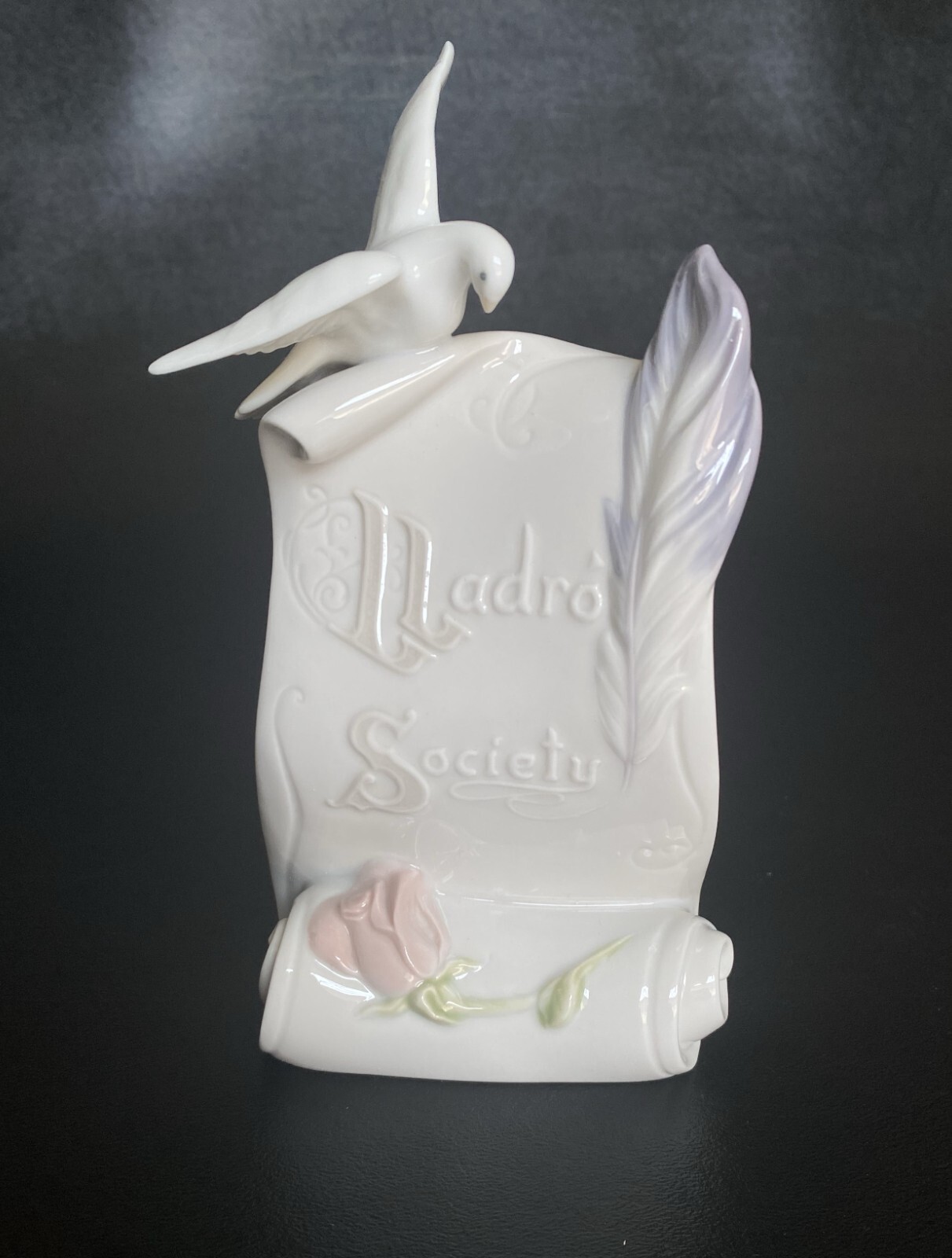 LLADRO 7677 Lladro Society Scroll, Retired 1999 - 6 inch | eBay