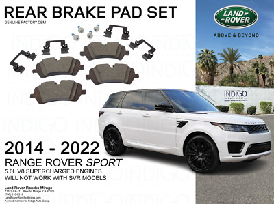 GENUINE FACTORY OEM Range Rover SPORT Rear Brake Pad Set Genuine ...