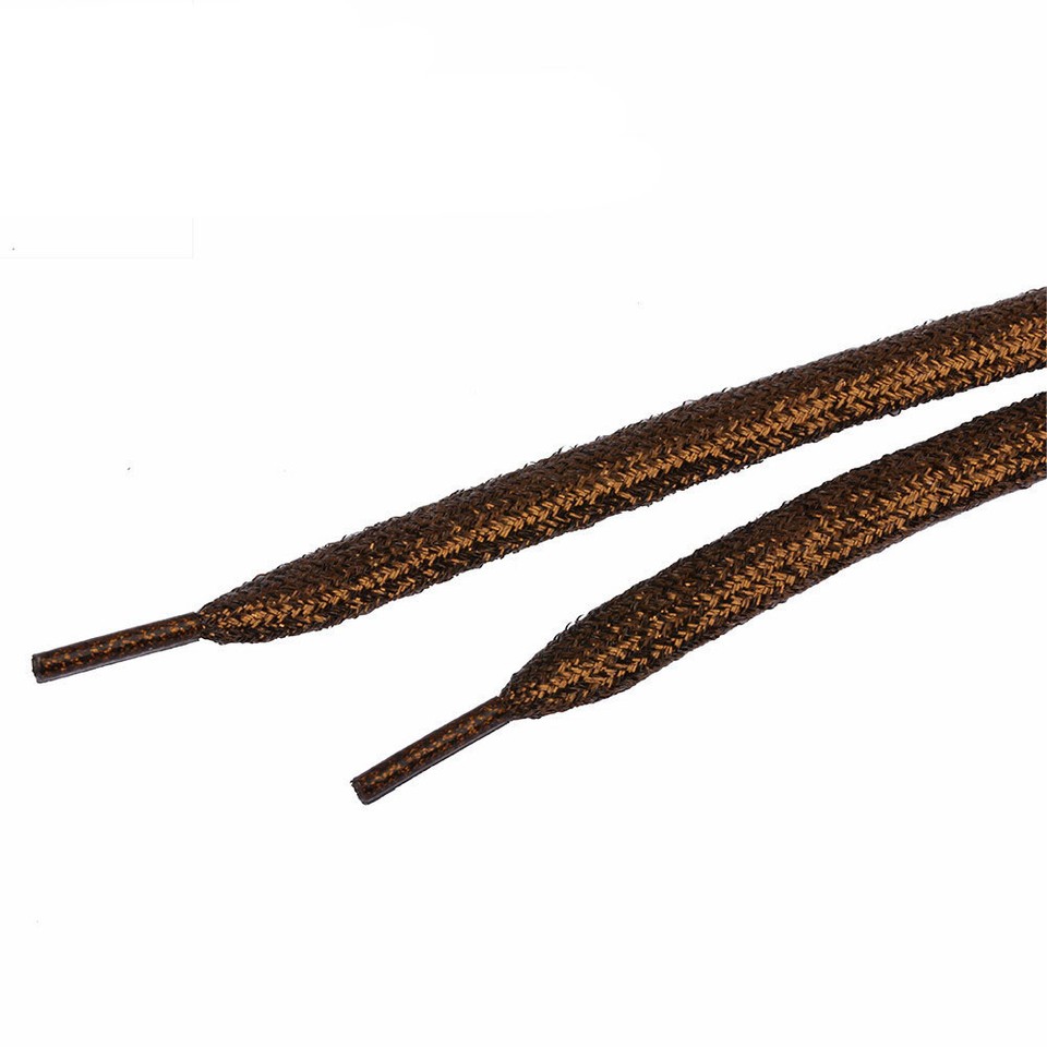 Shiny Gold Silver Shoelaces Sparkly Glitter Flat Shoelaces Shoe Laces ...