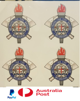 Melbourne Fire Brigade MFB CFA STICKER POSTER BANNER SIGN 10CMS ...
