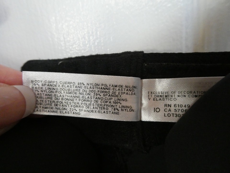 NWOT! Wacoal Black 34DD Red Carpet Strapless Body Briefer 801219 ...