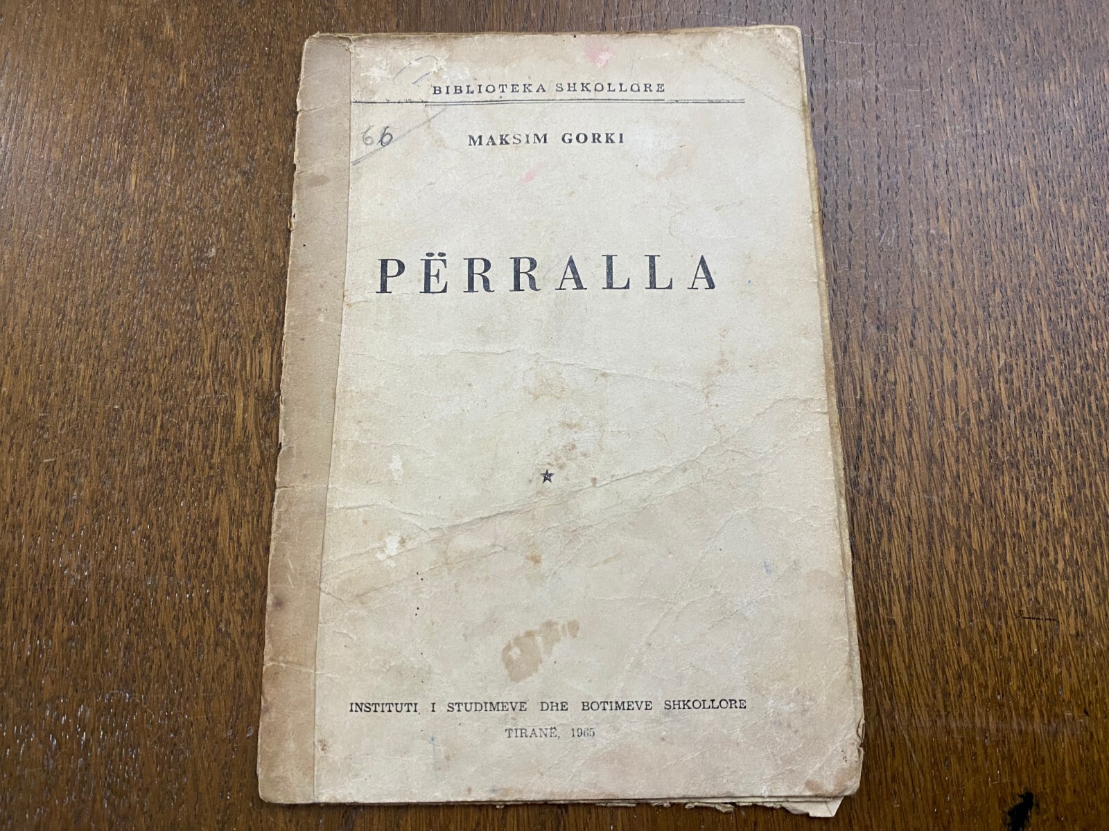 OLD RARE ALBANIAN BOOK PERRALLA #456 COMMUNIST ERA E. HOXHA 1965 ...
