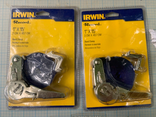 2 TWO IRWIN Tool Company, 1" x 15' Band Clamp Kits - 226100, NEW IN ...