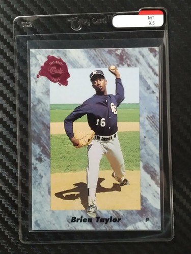 1991 Classic Draft Picks Brien Taylor RC Prototype - Taby Card™ Grade ...