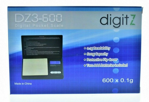 Digit Z DZ3-600 Precision Digital Pocket Scale 600 x 0.1g Jewelry w ...