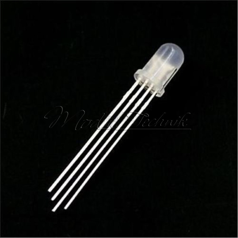 15pcs LED RGB Common Cathode 4-PIN F5 5MM Super Bright Bulb Lamp New | eBay