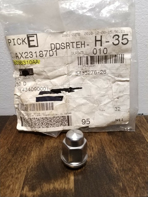 Set of 20 Jeep Wheel Lug Nuts 1/2x20 Mopar Factory OEM 6036747aa ...