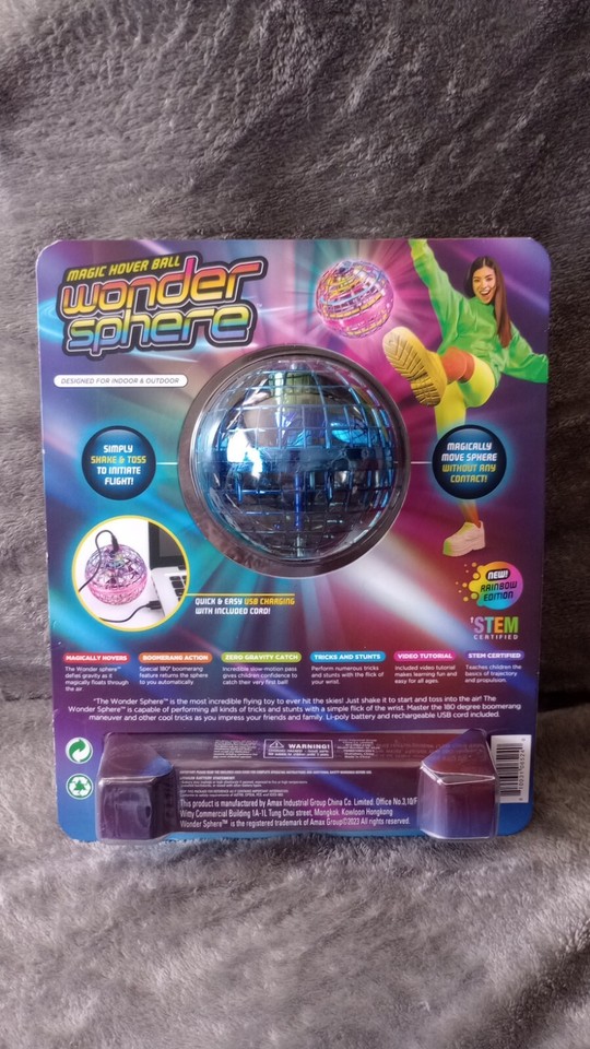 Wonder Sphere Magic Hover Ball RAINBOW Edition - STEM Certified | eBay